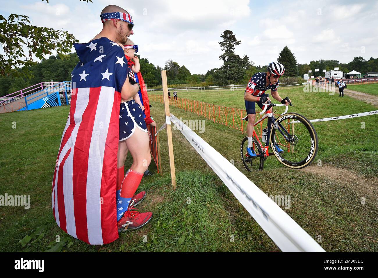 American Steven Hyde pictured in action during the men elite race at ...