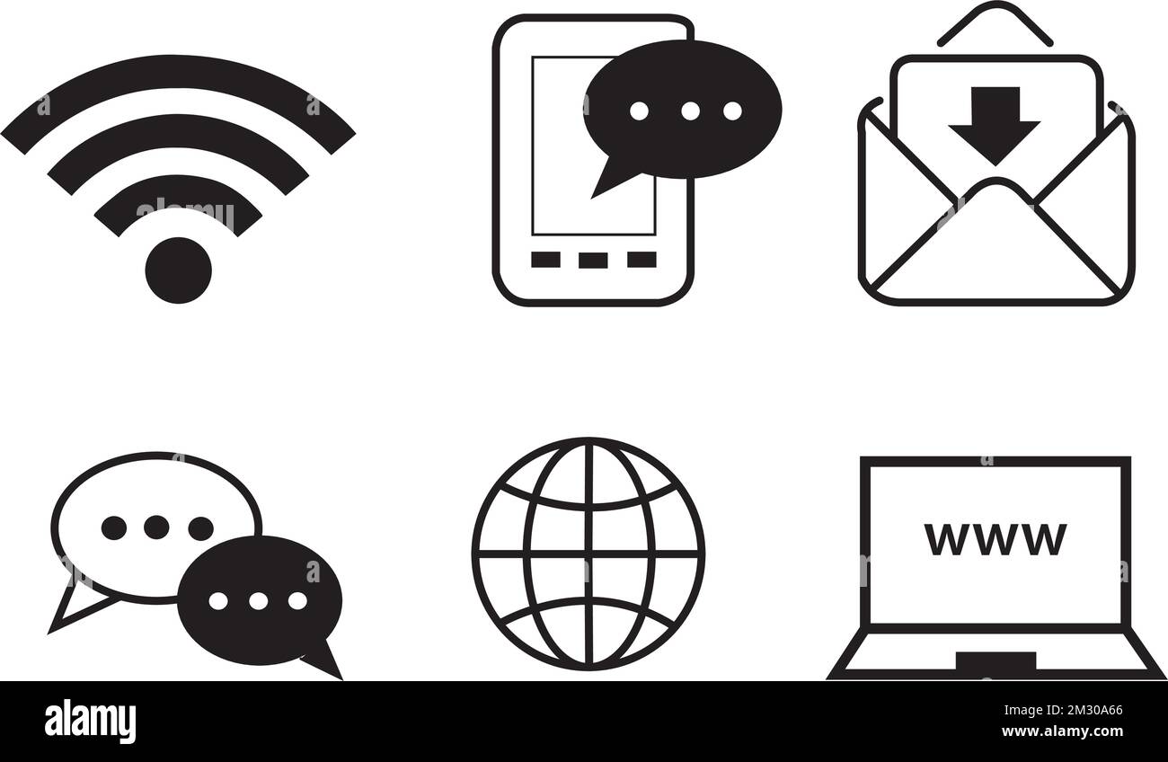 Communication signs Stock Vector Images - Alamy