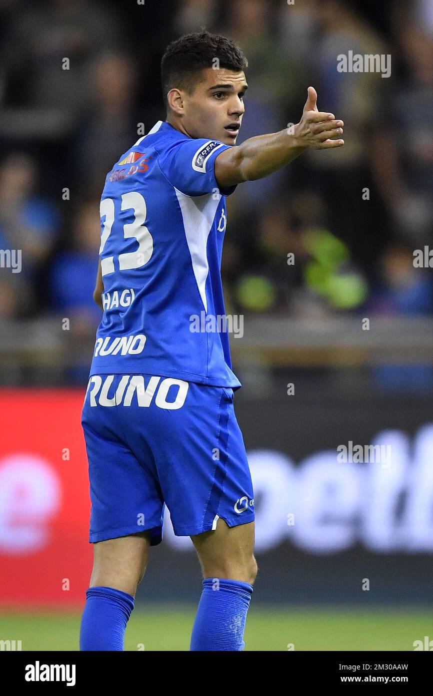 Genk's Ianis Hagi pictured during a soccer match between KRC Genk and ...