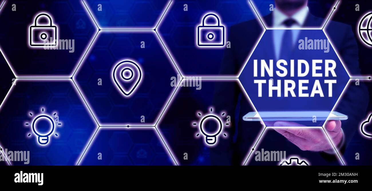 Conceptual display Insider Threat. Word for security threat that ... Conceptual display Insider Threat. Word for security threat that ...
