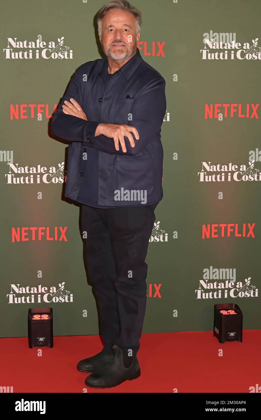 Rome, Italy. 14th Dec, 2022. Christian De Sica attends the photocall of ...