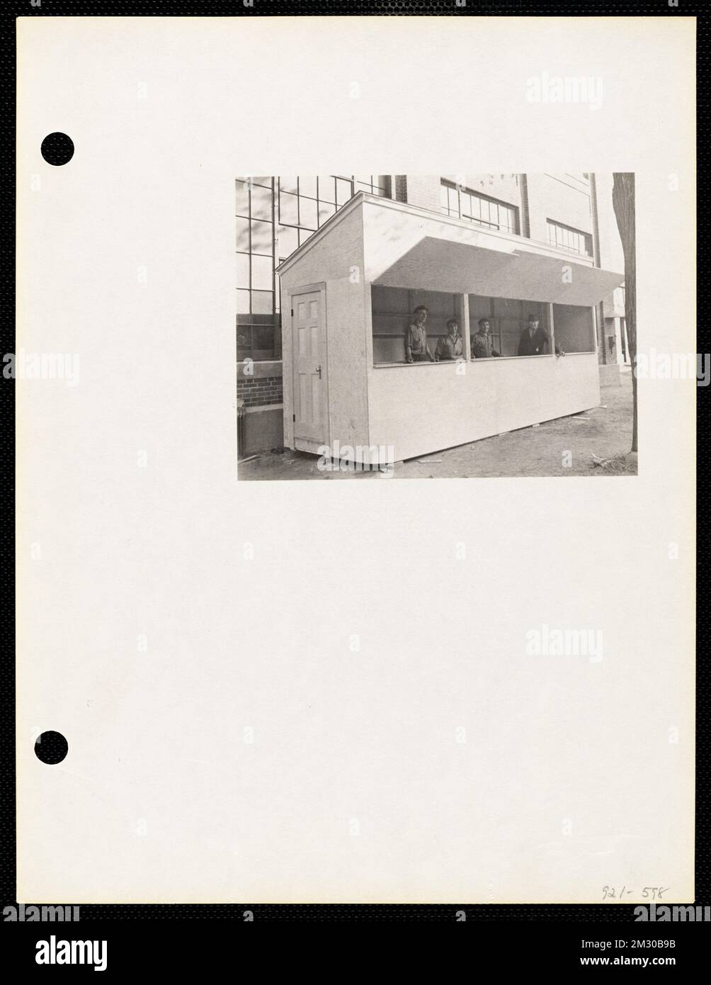 Four men in shed with open windows , Sheds, Watertown Arsenal Mass ...
