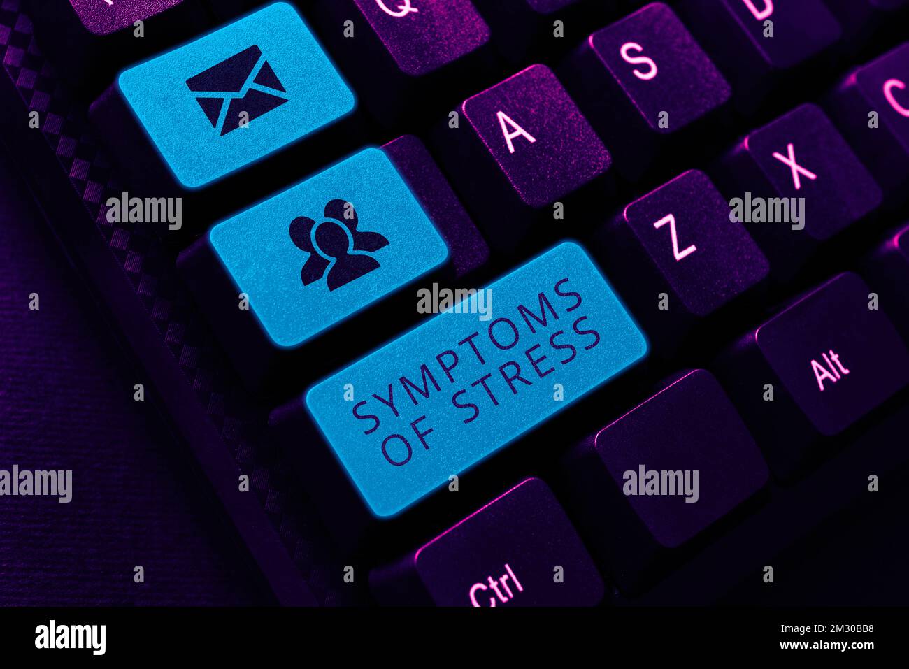 Text sign showing Symptoms Of Stress. Word for serving as symptom or ...