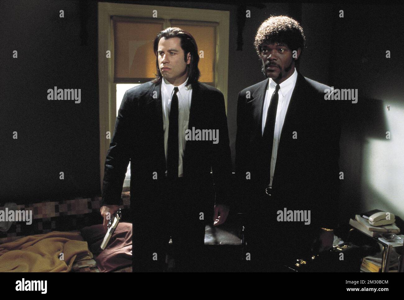 Pulp Fiction John Travolta & Samuel L. Jackson Stock Photo - Alamy