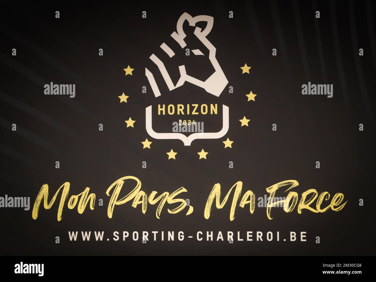 Illustration picture shows a press conference of Belgian soccer team ...