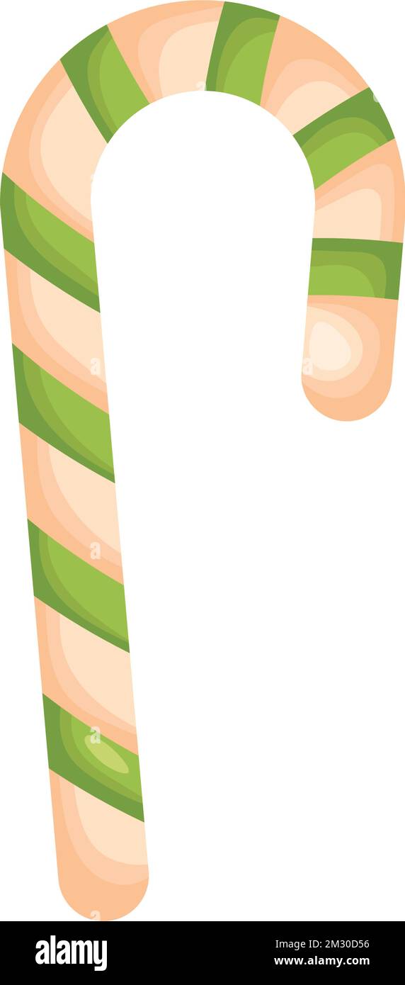 peppermint cane candy Stock Vector Image & Art - Alamy