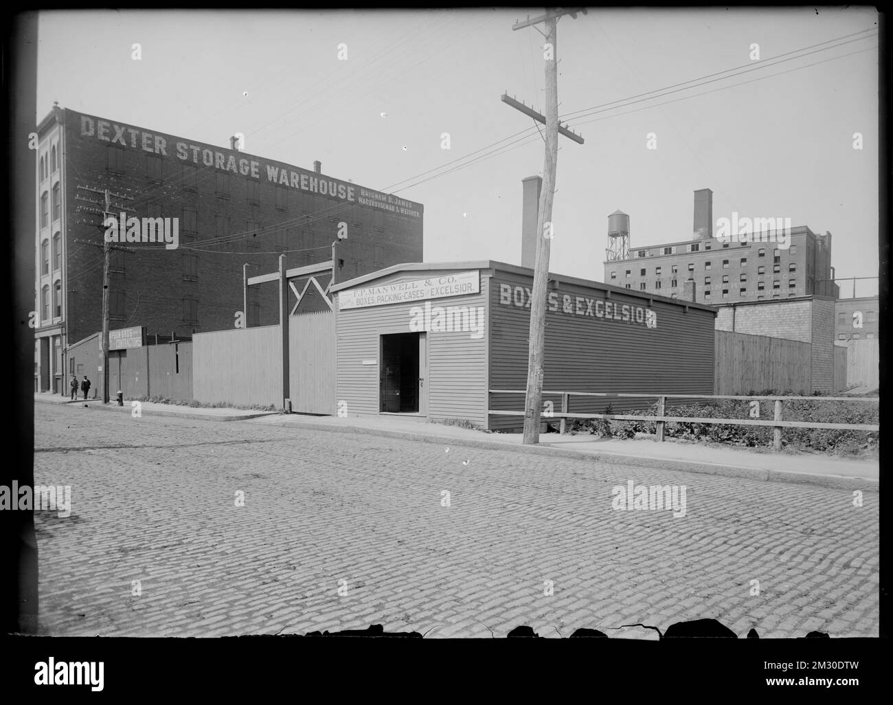 F.P. Manwell & Co./Dexter storage warehouse , Warehouses, Boston Wharf ...