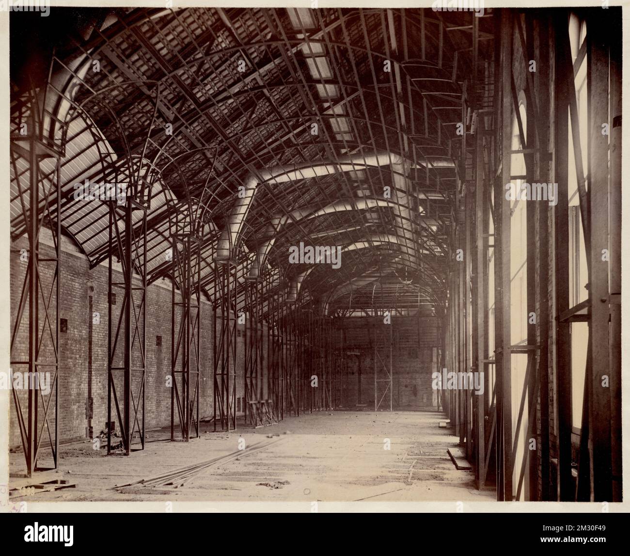 Framing the Special Libraries, construction of the McKim Building ...