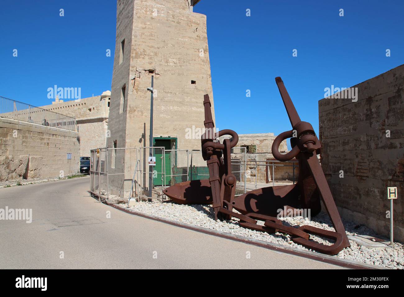saint-elmo fort in valletta in malta Stock Photo - Alamy