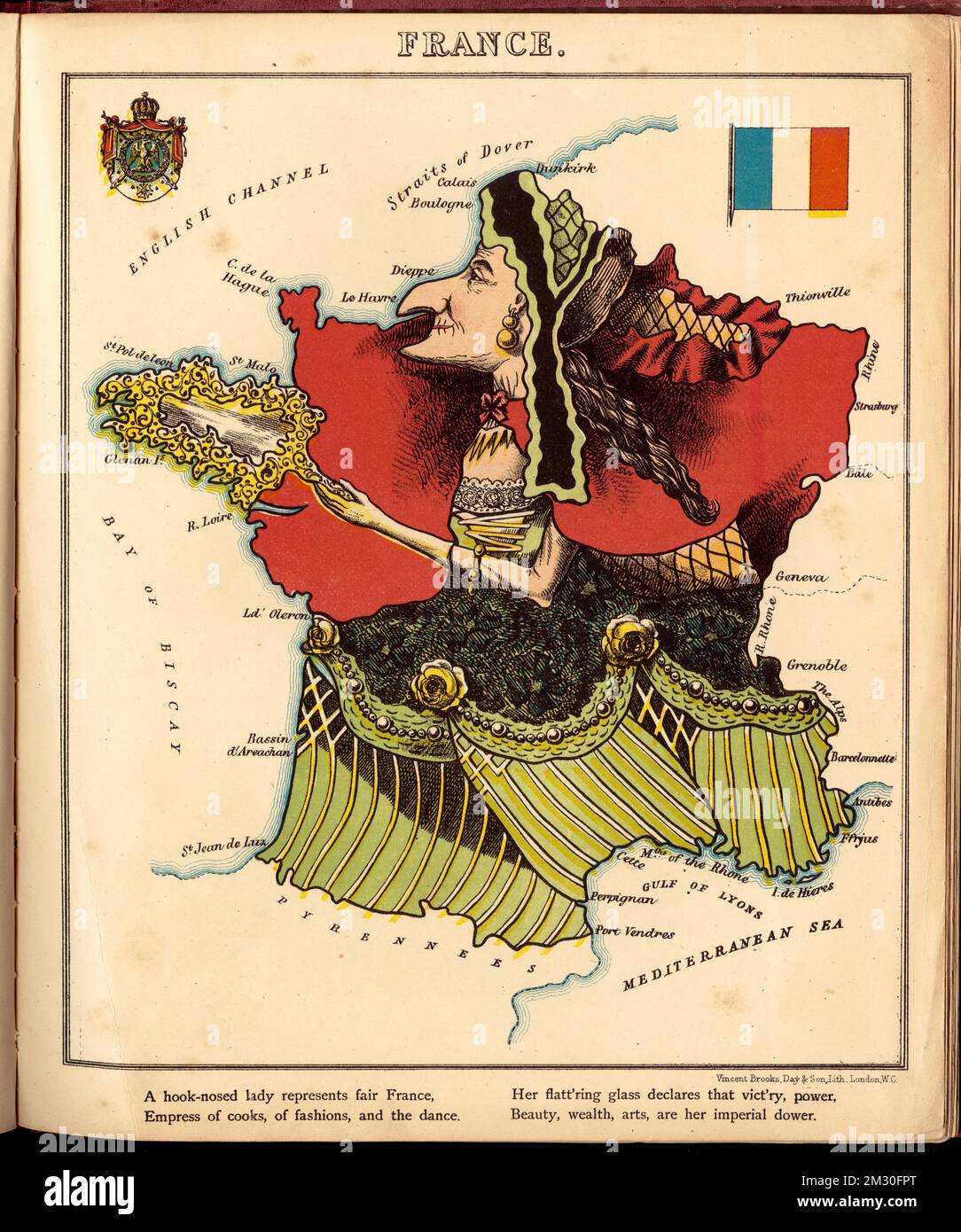 France , France, Maps, Pictorial maps Norman B. Leventhal Map Center ...