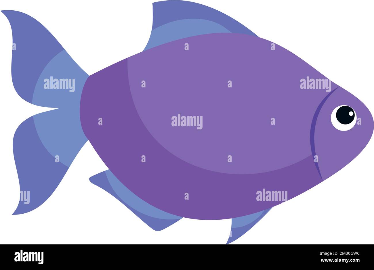 cute fish icon Stock Vector Image & Art - Alamy