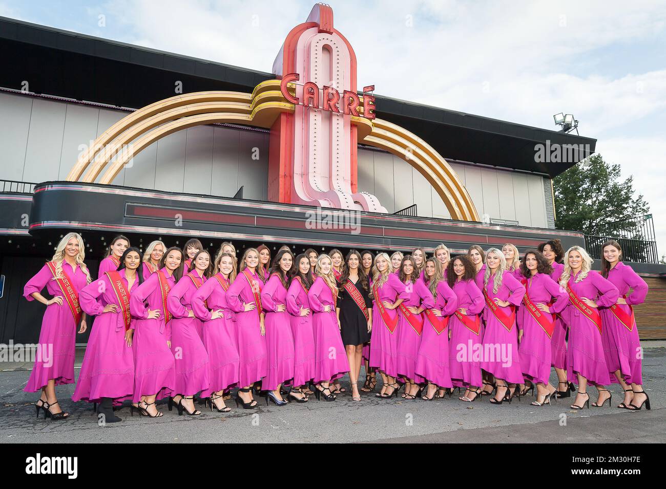 Illustration picture shows the presentation of the finalists of the ...