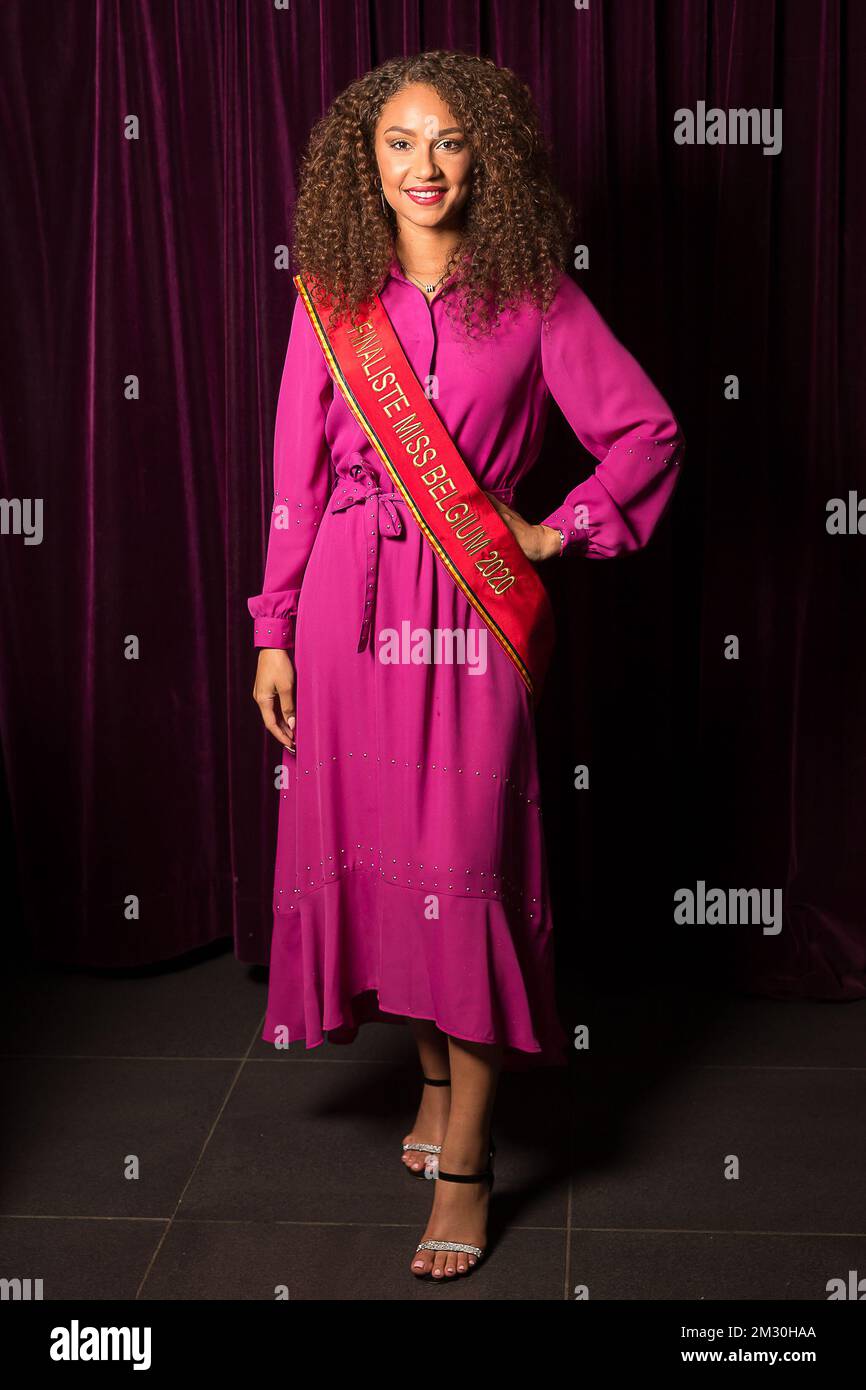 Anicca Van Hollebeke pictured during the presentation of the finalists ...