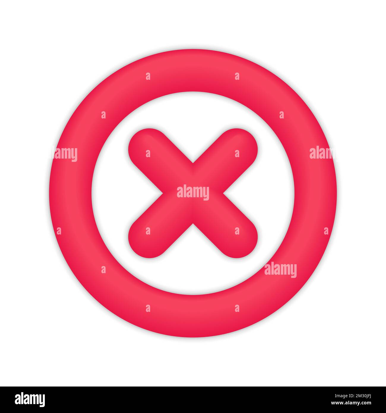 Red x cross hi-res stock photography and images - Alamy