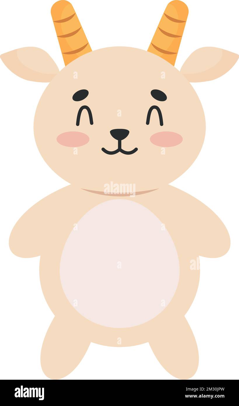 goat cute animal Stock Vector Image & Art - Alamy