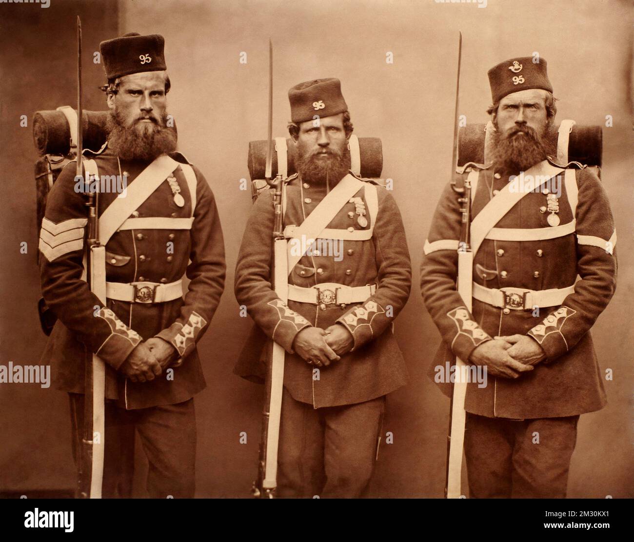 95th derbyshire regiment of foot hi-res stock photography and images ...