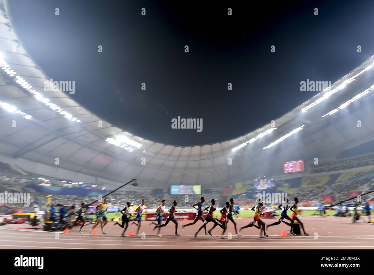 Illustration picture shows the final of the Men 5000 meters race on day ...