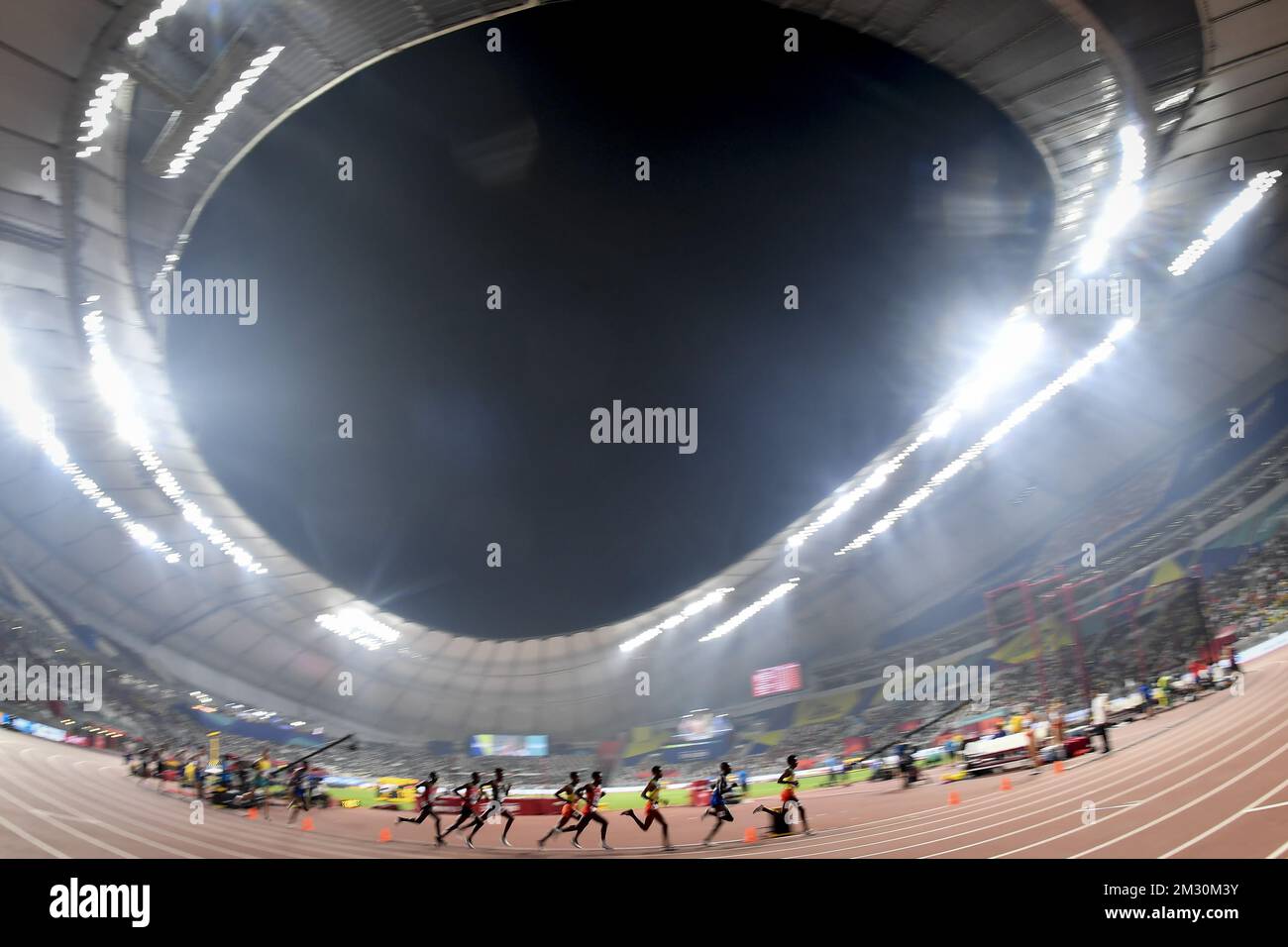 Illustration picture shows the final of the Men 5000 meters race on day ...