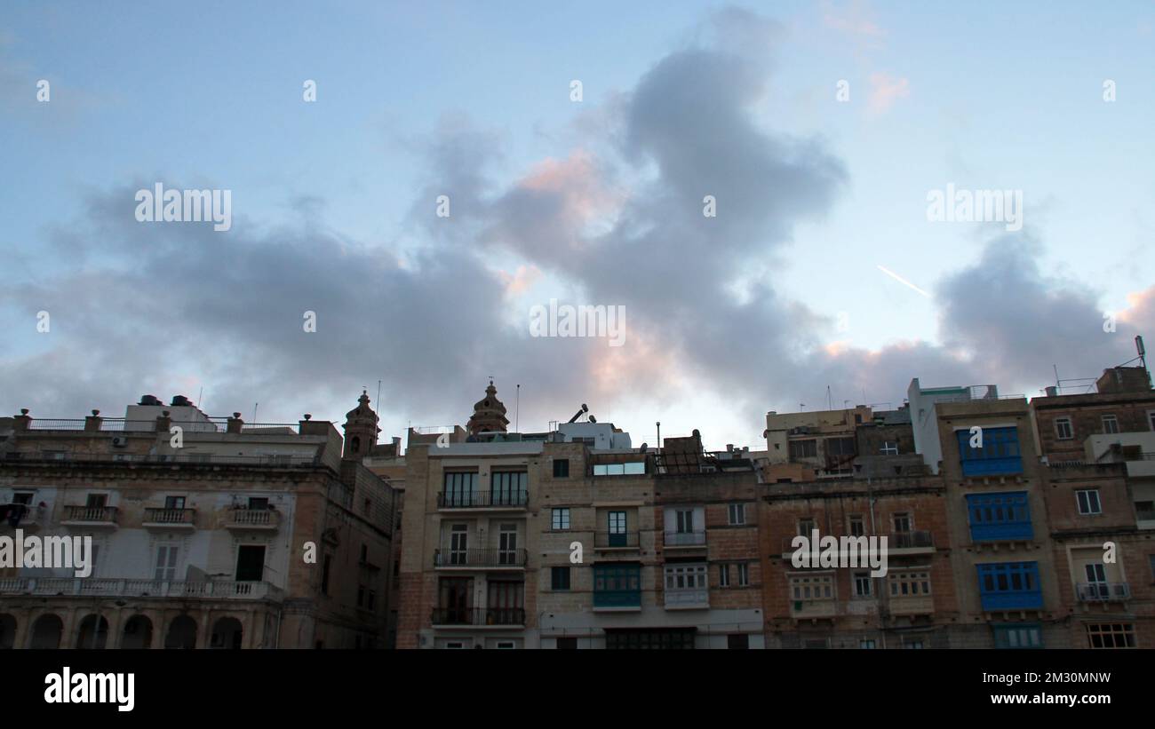 city of senglea in malta Stock Photo - Alamy