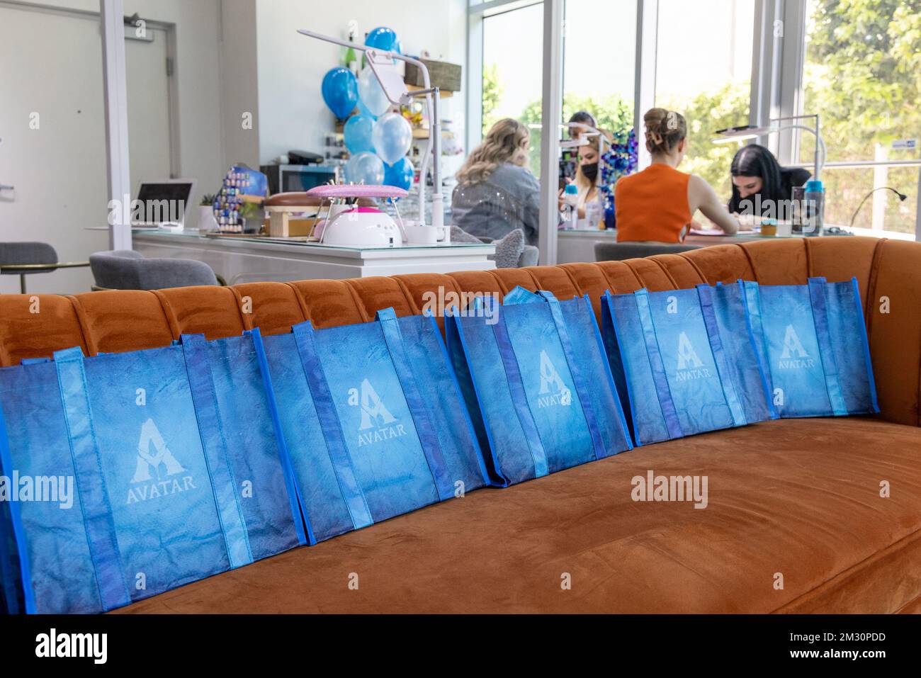 MIAMI, FL-DEC 13: Influencers get their “Avatar” The Way of Water nail ...