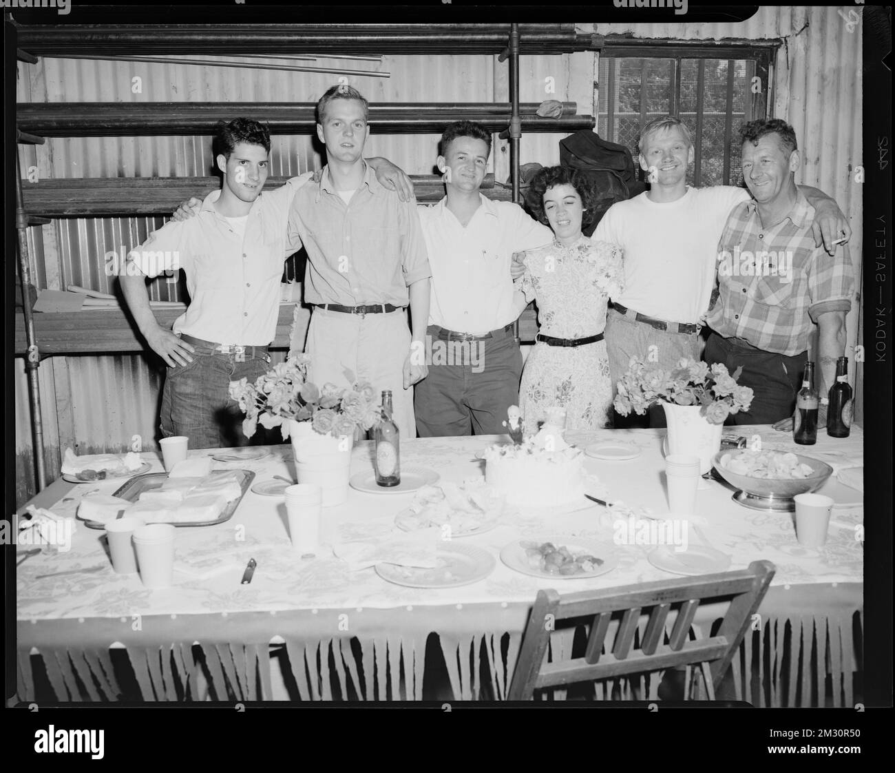 Frank J. Mello's party , Parties, Tables. Leon Abdalian Collection ...