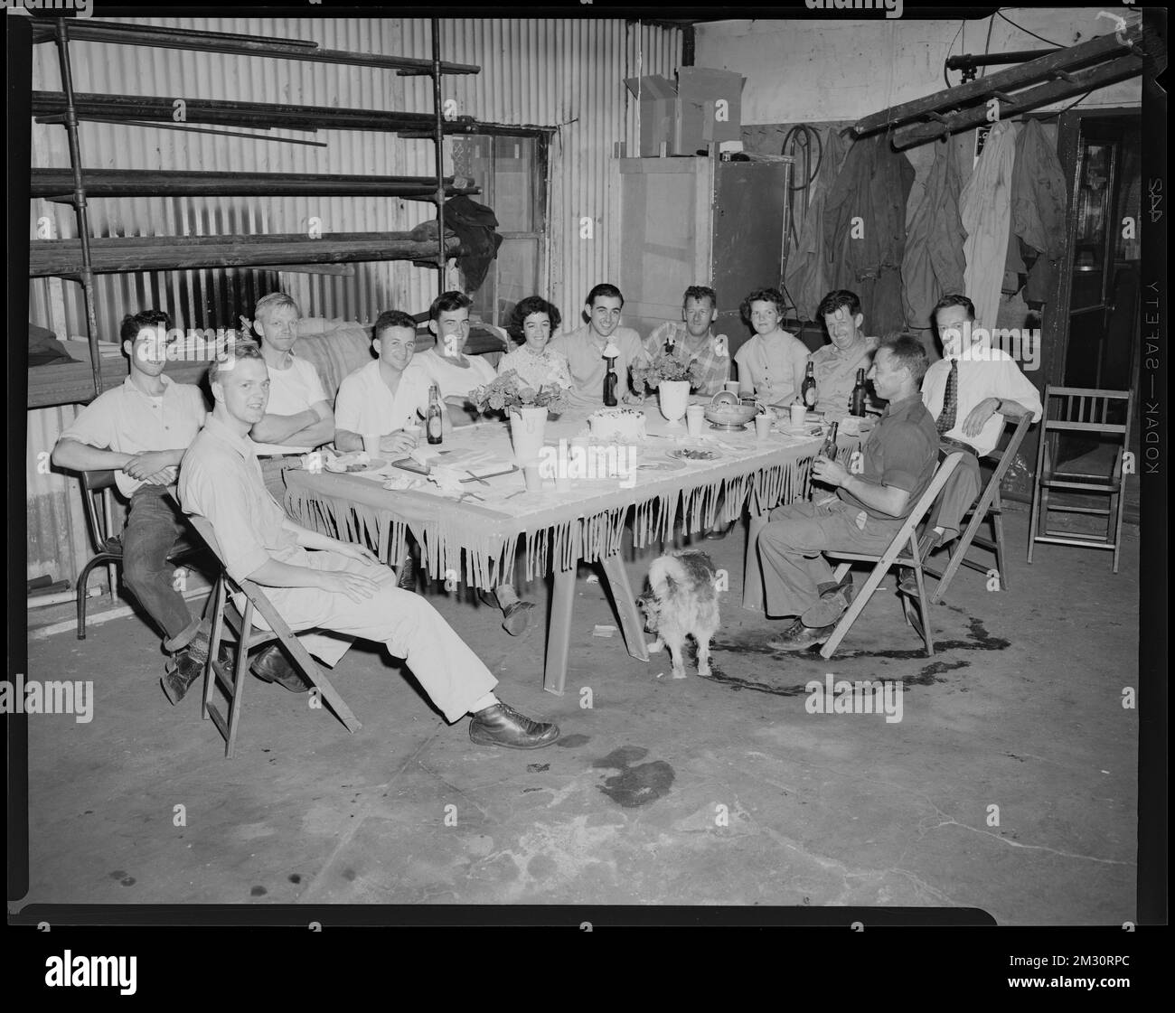 Frank J. Mello's party , Parties, Dogs, Tables. Leon Abdalian ...