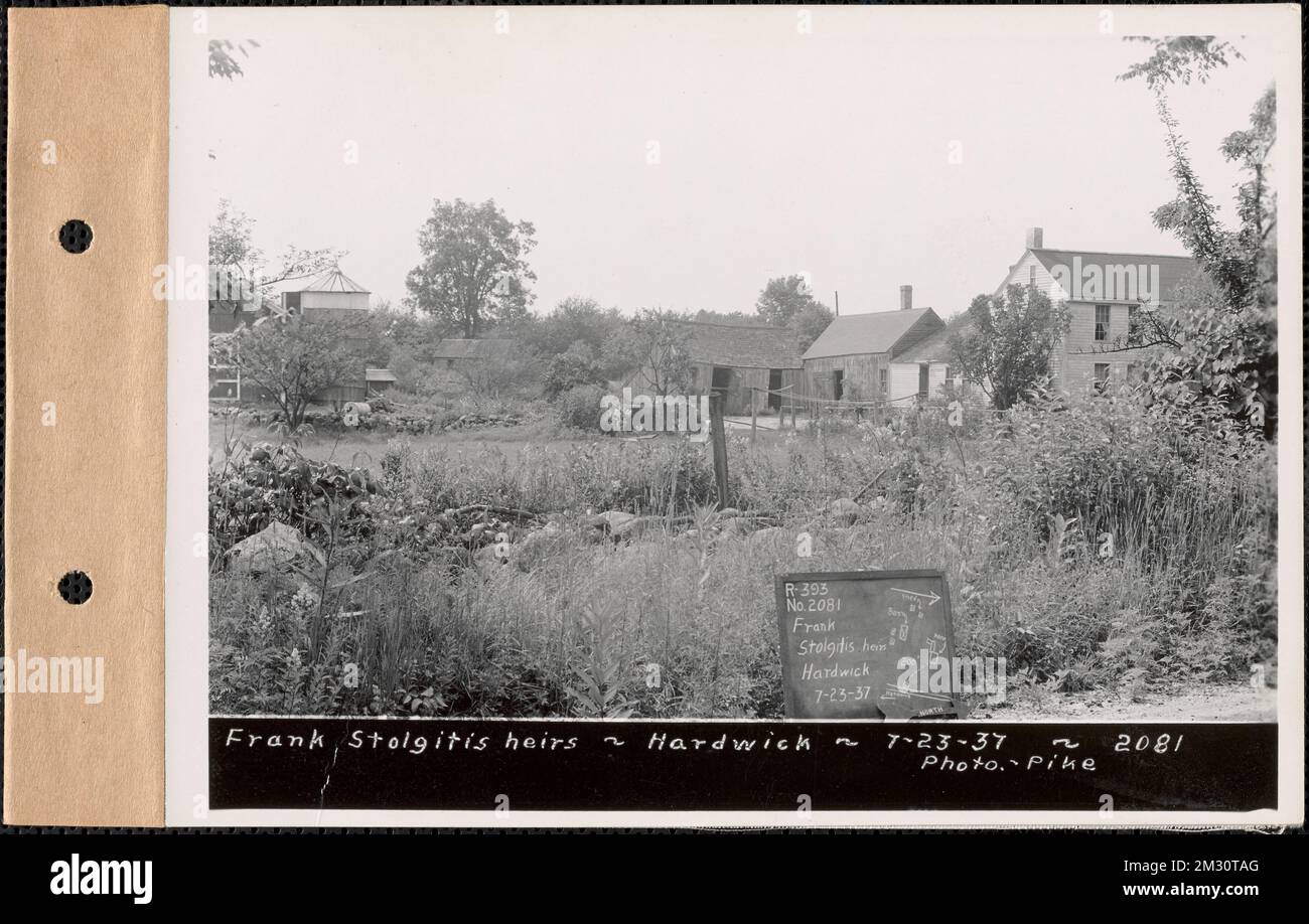 Frank Stolgitis heirs, homeplace, Hardwick, Mass., July 23, 1937 ...