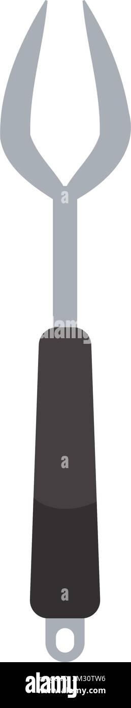 bbq fork utensil icon Stock Vector Image & Art - Alamy