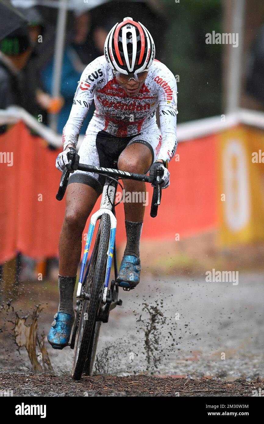 Dutch Ceylin Del Carmen Alvarado pictured in action during the women's ...