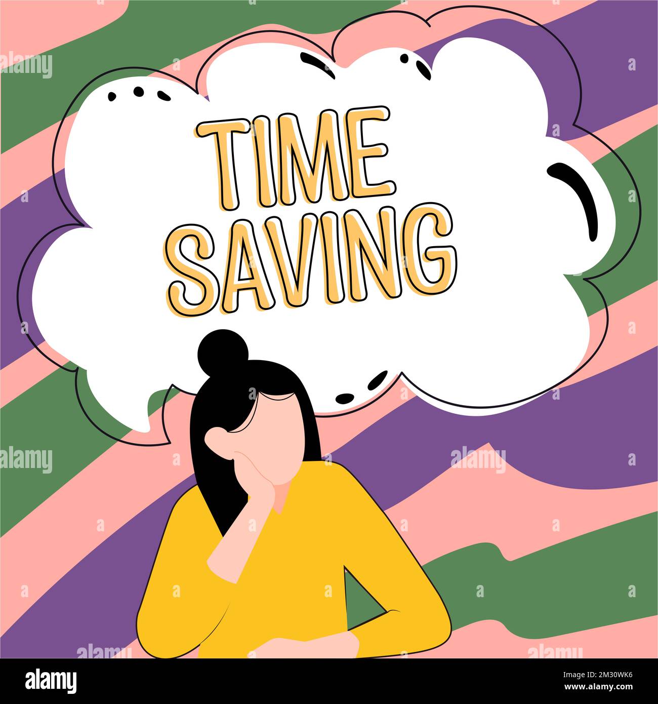 Conceptual display Time Saving. Business concept the act of reducing ...