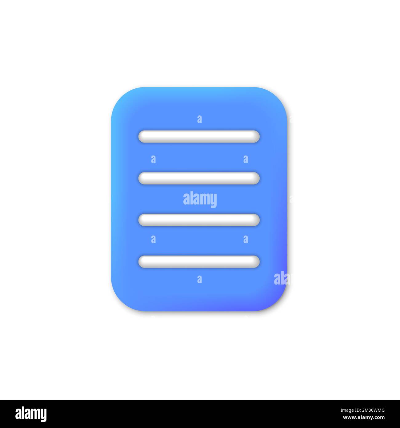 Content writing 3d paper icon hi-res stock photography and images - Alamy