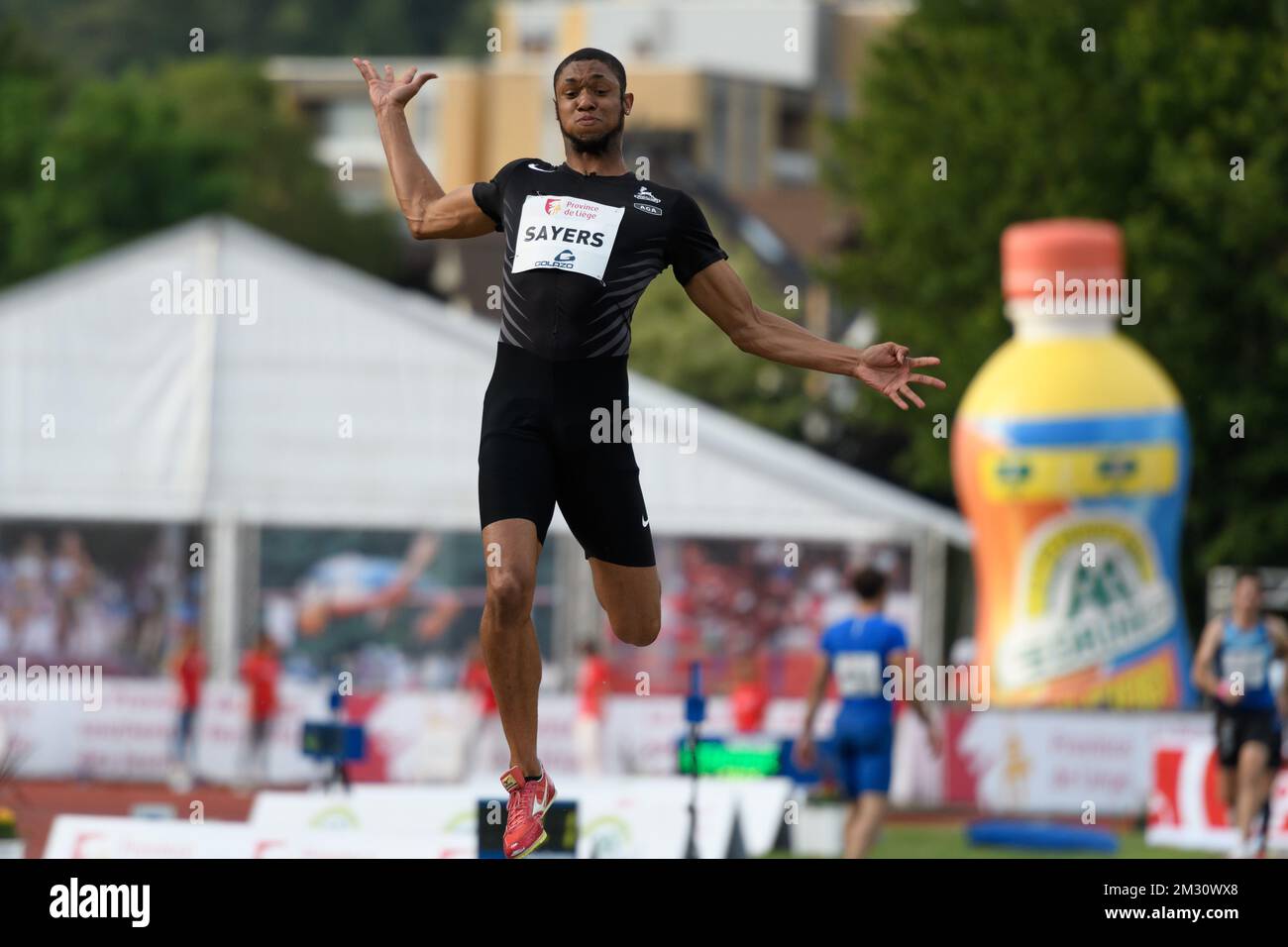 Feron SAYERS, Great Britain (menâ¿¿s long jump) pictured in action ...