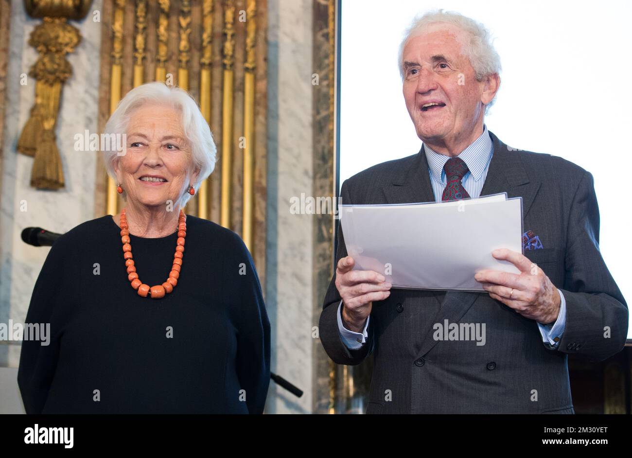 Queen Paola of Belgium and Queen Paola foundation Chairman Comte ...