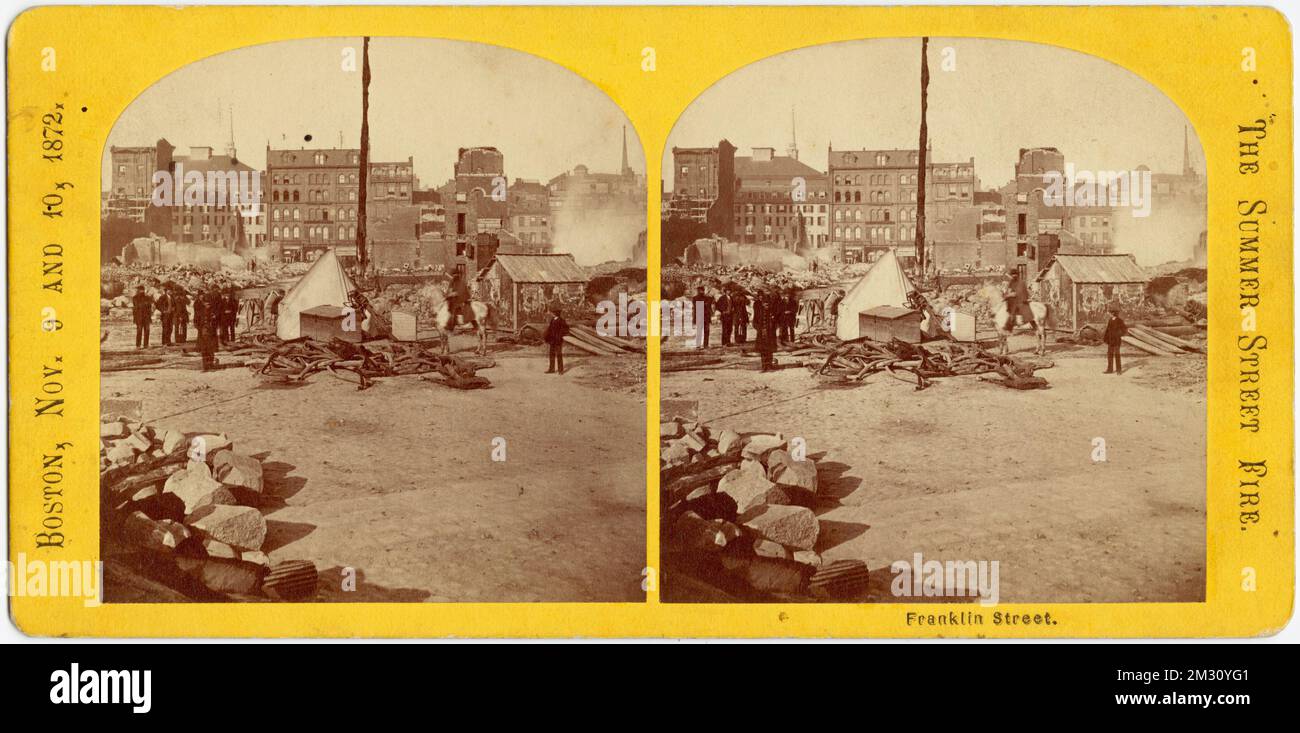 The great boston fire of 1872 hi-res stock photography and images - Alamy