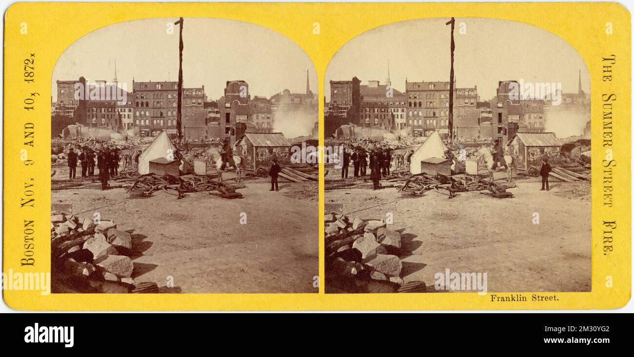 The great boston fire of 1872 hi-res stock photography and images - Alamy