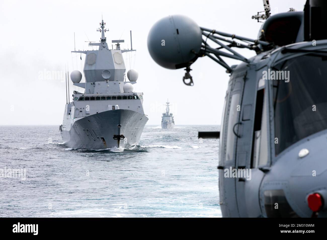 Illustration picture shows the Leopold I frigate of Belgian defence in ...