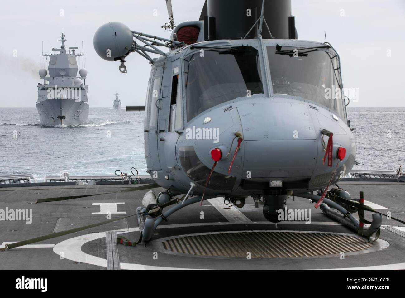 Illustration picture shows the Leopold I frigate of Belgian defence in ...