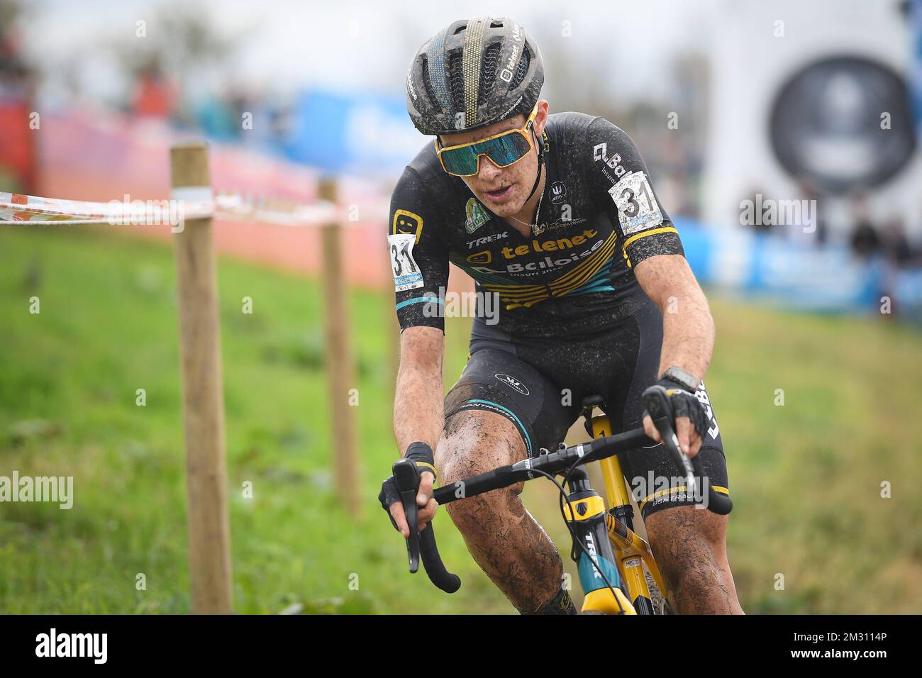 Belgian Andreas Goeman pictured in action during the men's elite race ...