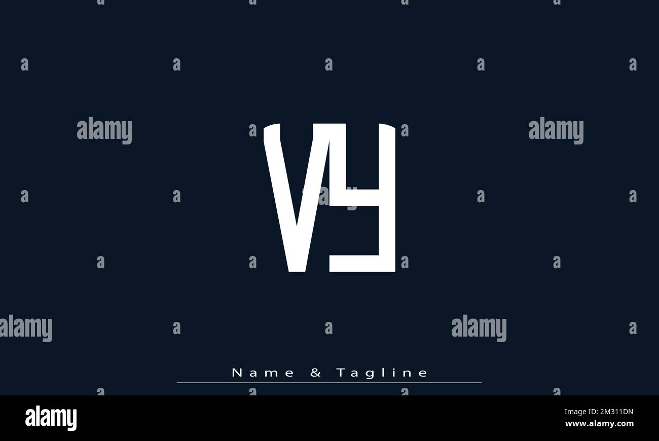 Alphabet letters Initials Monogram logo VY , YV Stock Vector Image ...