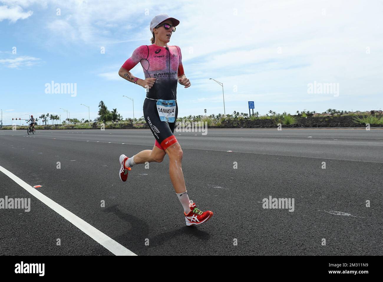 Daniella Ryf (SUI) pictured during the run part of the Hawaii Ironman ...