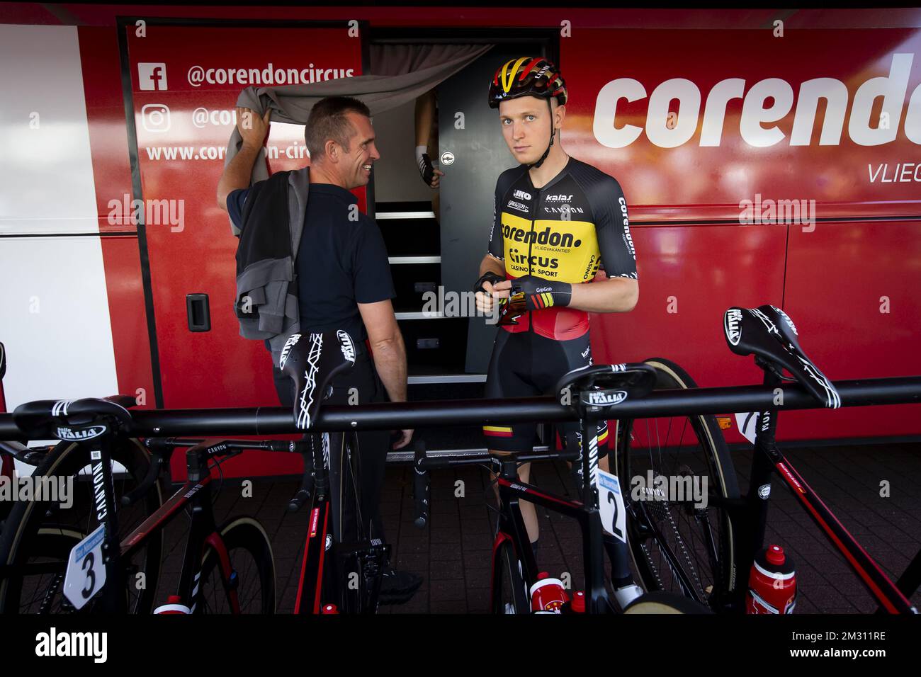 Belgian Tim Merlier of Corendon-Circus pictured before the 'Memorial ...
