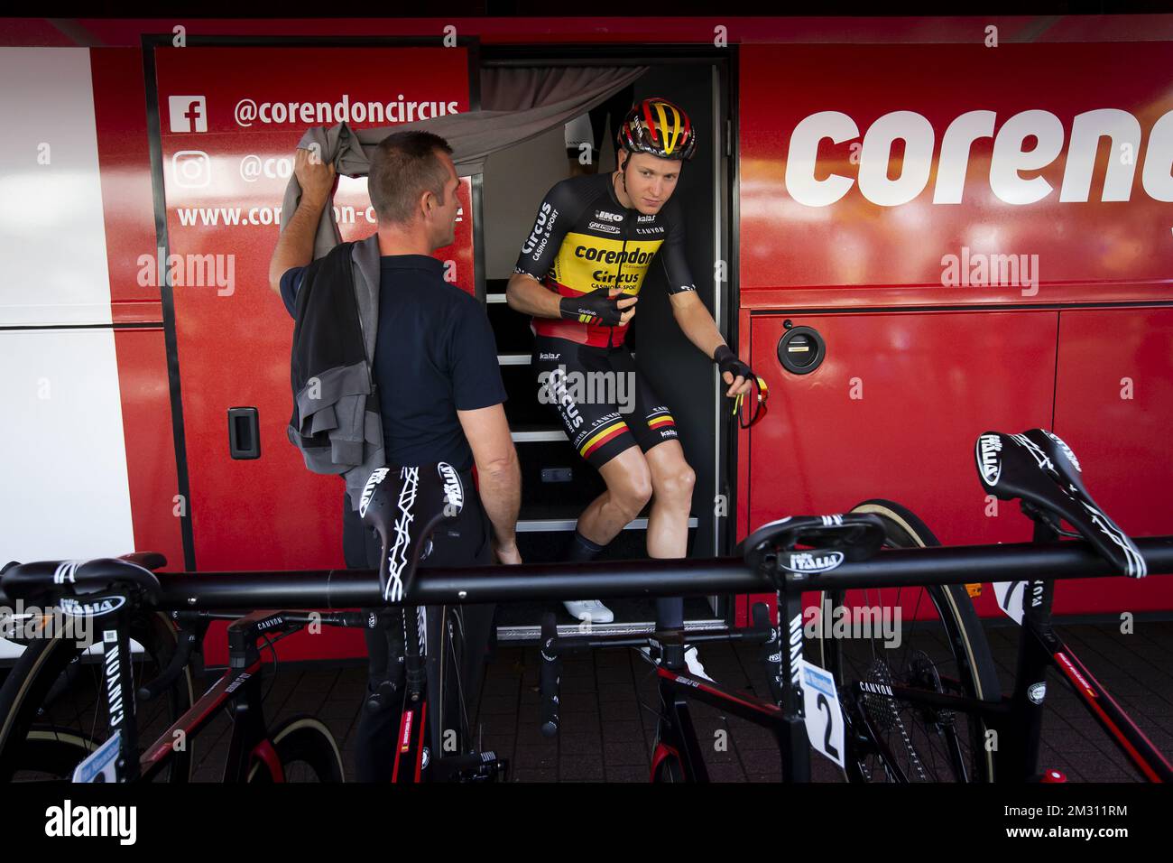 Belgian Tim Merlier of Corendon-Circus pictured before the 'Memorial ...