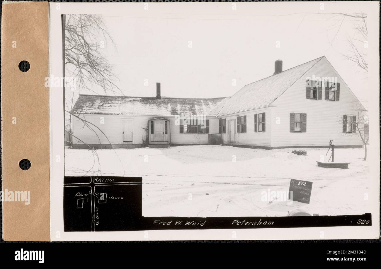 Fred W. Waid, house, Petersham, Mass., Feb. 13, 1928 : Parcel no. 512 ...