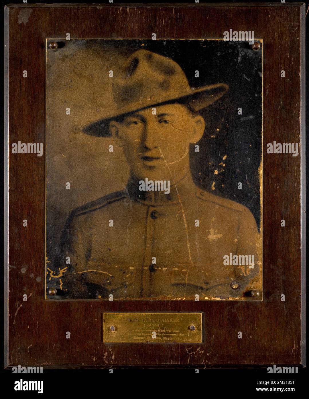 Fred W. Toothaker, died 1918 , Soldiers, World War, 1914-1918 Stock ...