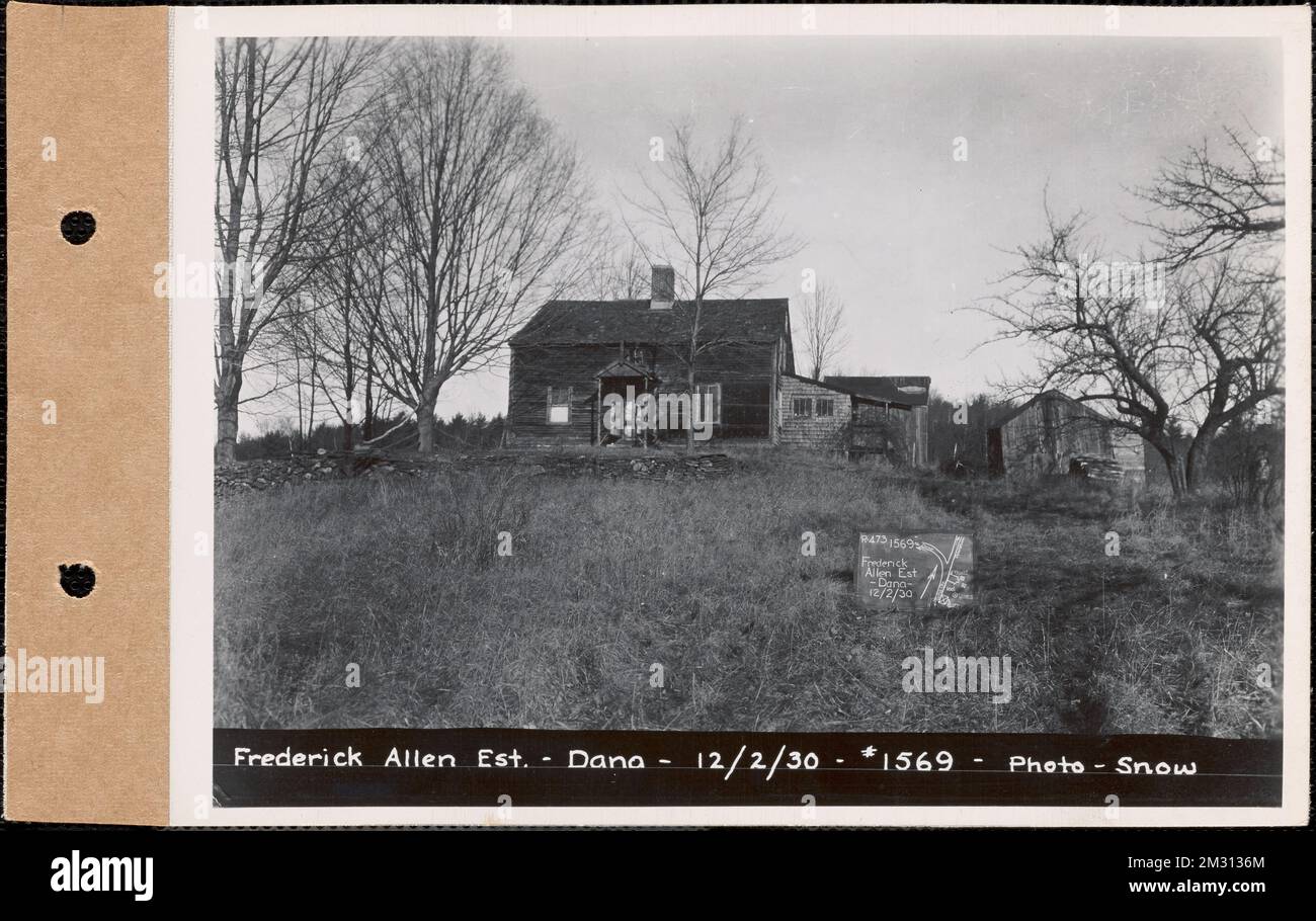 Frederick Allen estate, house, etc., Dana, Mass., Dec. 2, 1930 : Parcel ...