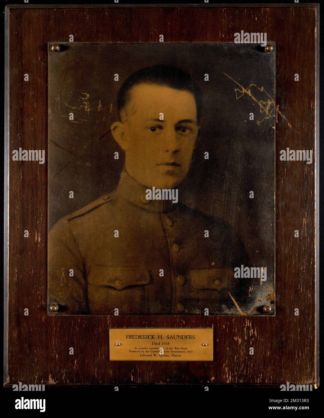 Frederick H. Saunders, died 1918 , Soldiers, World War, 1914-1918 Stock ...