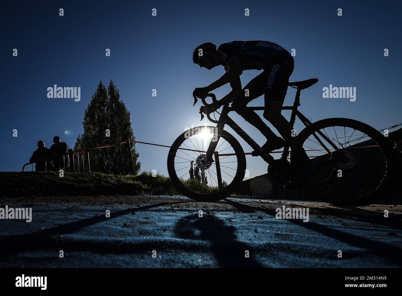 Illustration picture taken during the men's race at the first stage of ...