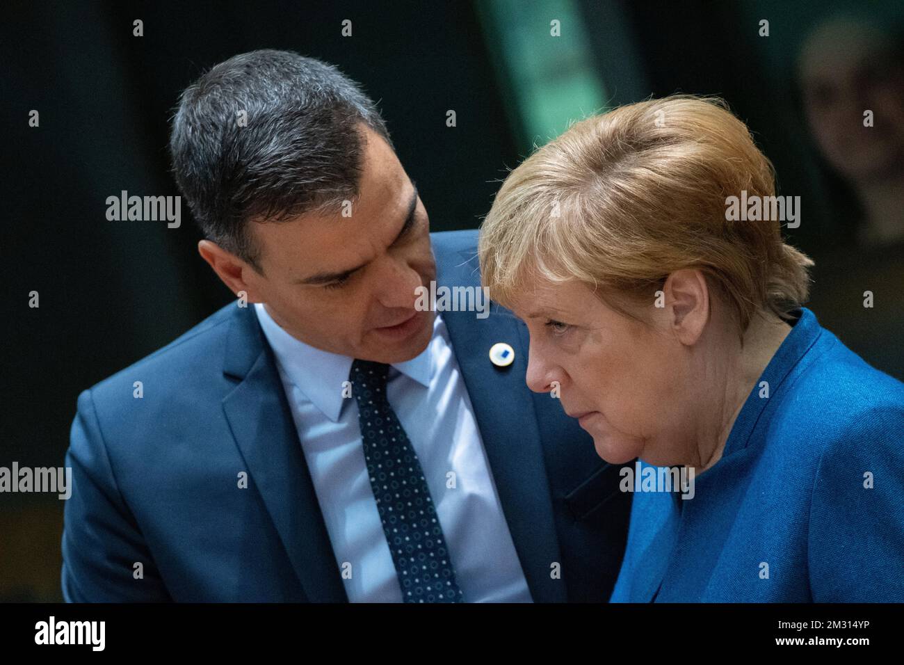 Angela merkel pedro sanchez hi-res stock photography and images - Alamy