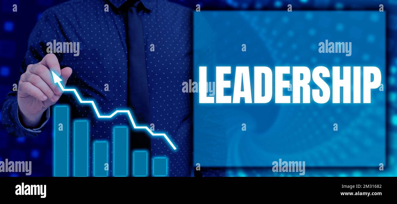 Inspiration showing sign Leadership. Concept meaning Ability Activity ...