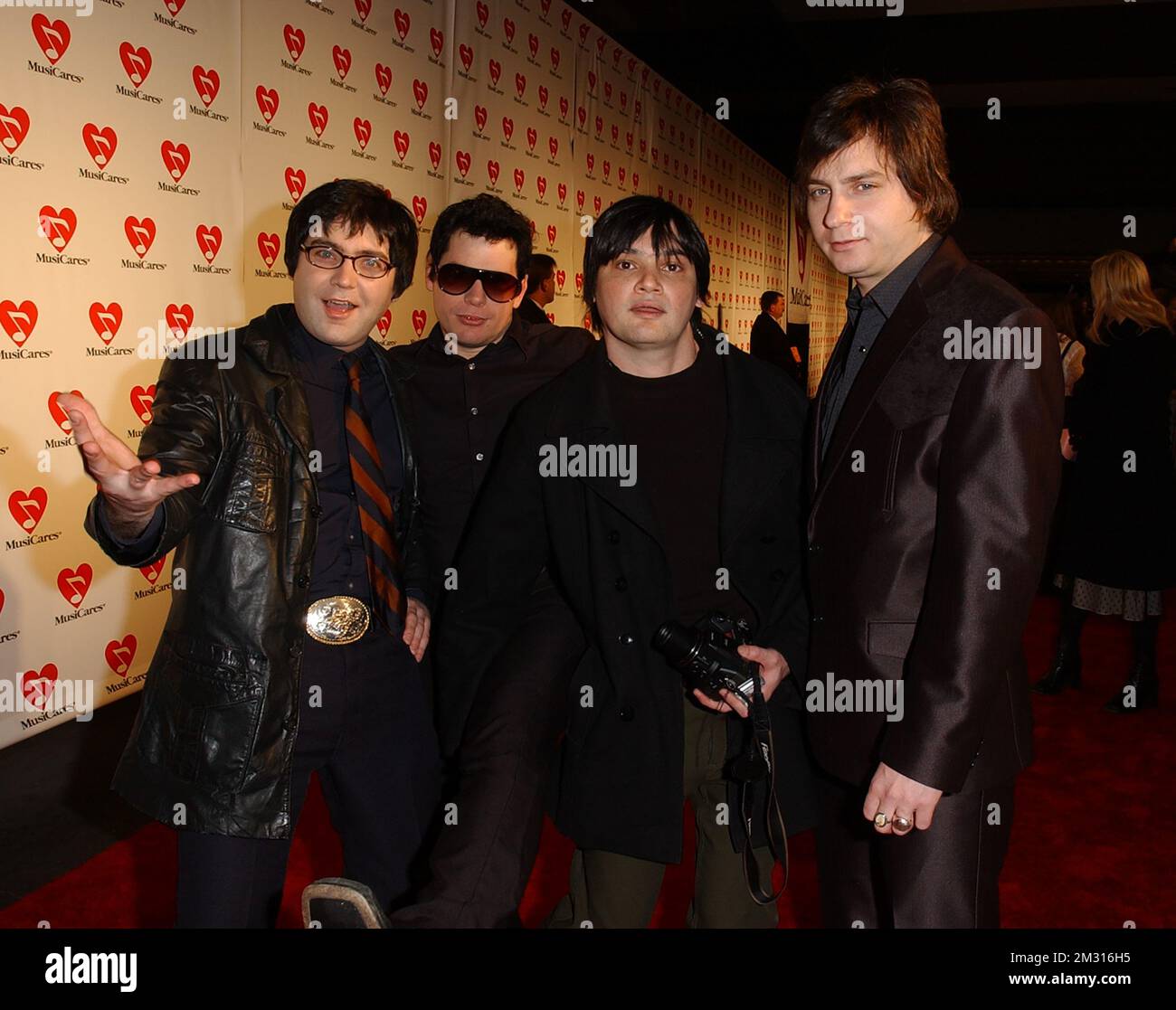 NEW YORK, NY- Feb 2003 : Black Rebel Motorcycle Club attends the ...